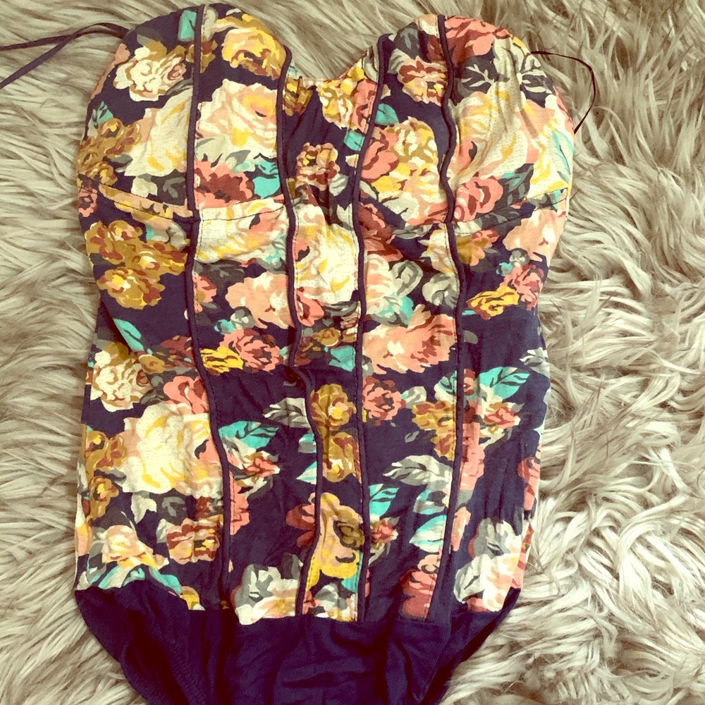 Floral Body Suit - Gem